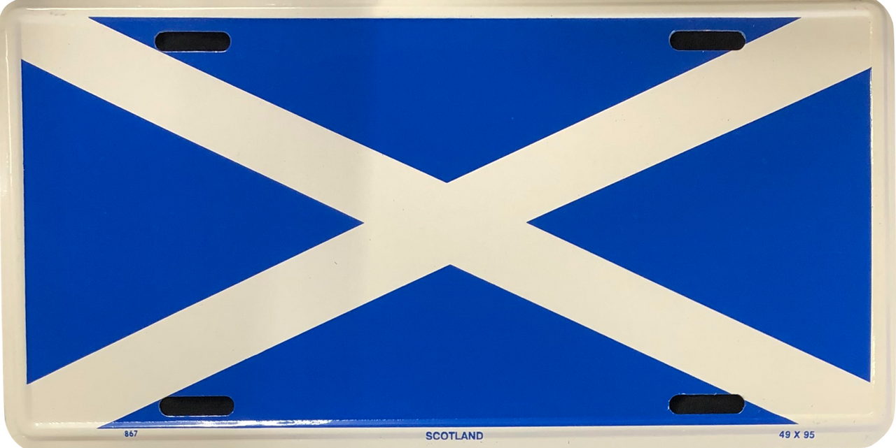 SCOTLAND LICENSE PLATE - Military Depot