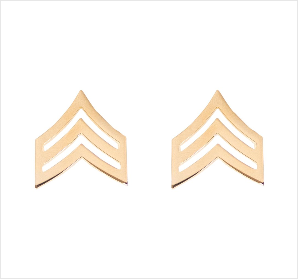 ARMY CHEVRON: SERGEANT - GOLD - Military Depot