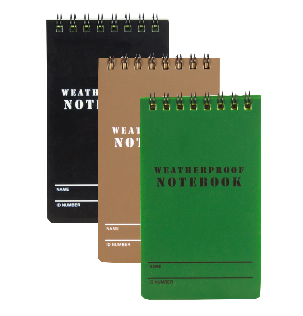 Military Style Weather Proof Notebook (3" X 5") - Military Depot
