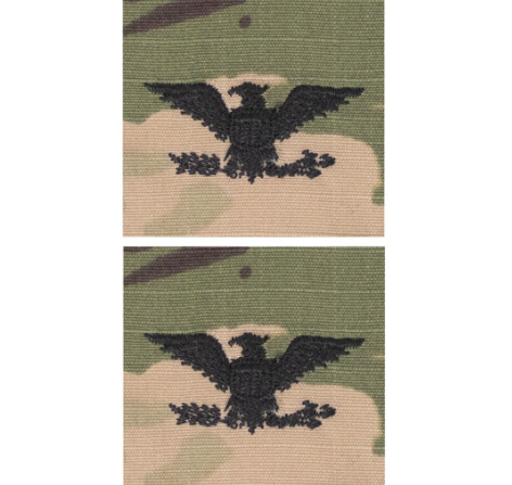 Army Colonel Sew On Rank Insignia For Army OCP Uniforms