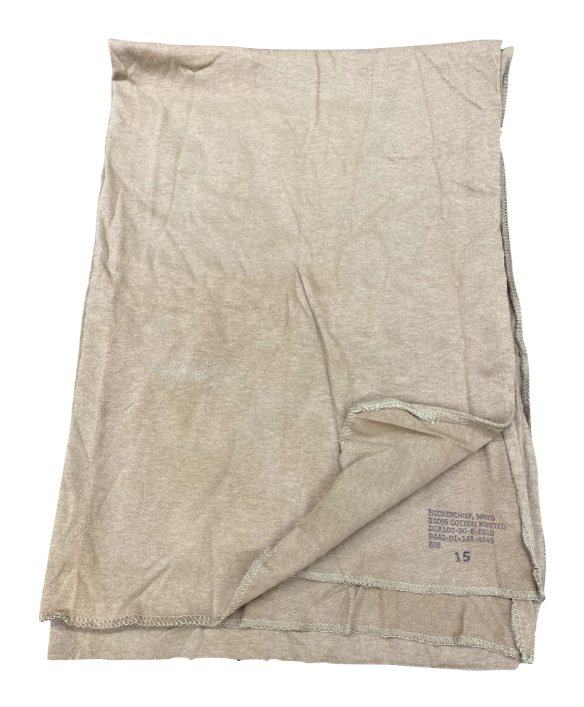 US Issue Brown Neckerchief 100% Cotton - Military Depot