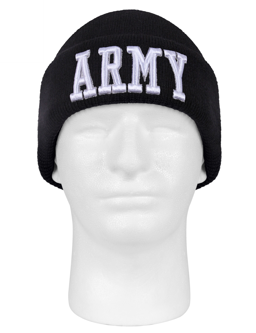 Army Deluxe Military Embroidered Watch Cap - Military Depot