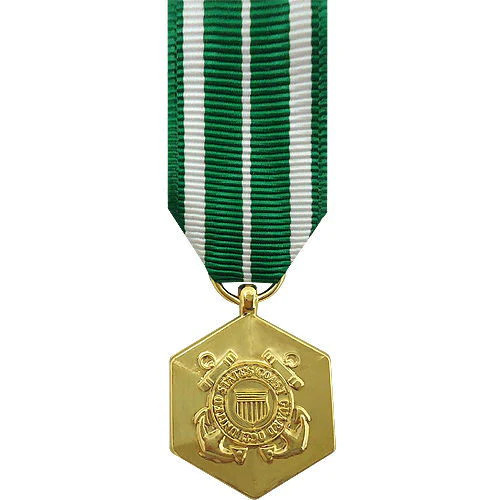 Coast Guard Commendation Anodized Miniature Medal - Military Depot