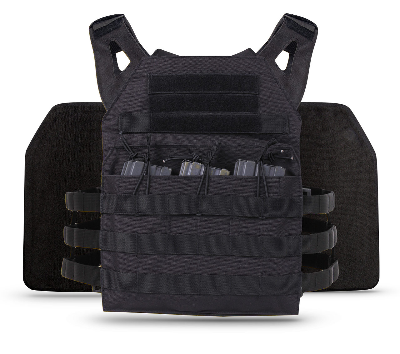 Lightweight MOLLE Plate Carrier Vest With Level IV STA Plates ...