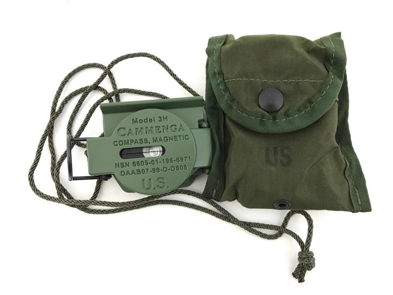 Cammenga Olive Drab Official Gi Military Tritium Compass Usa Made