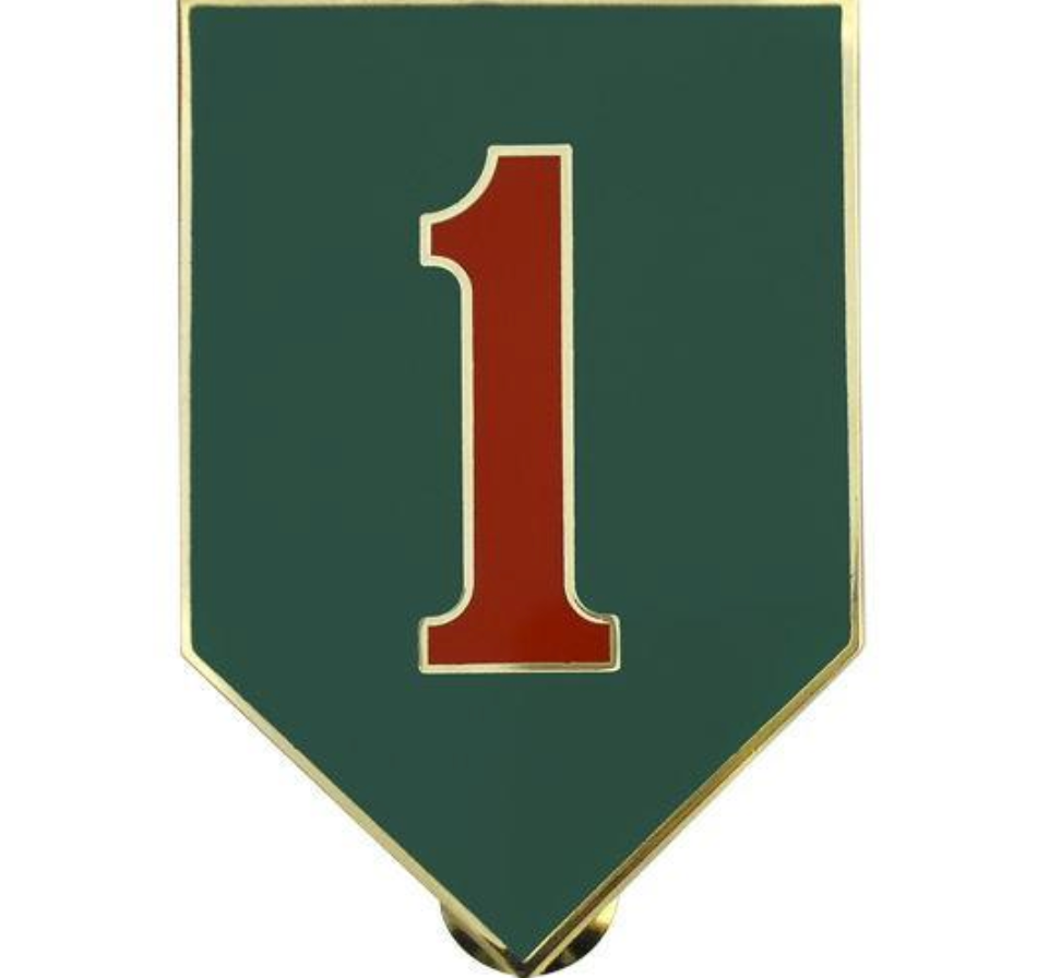 1ST INFANTRY DIVISION - ARMY COMBAT SERVICE IDENTIFICATION BADGE (CSIB ...