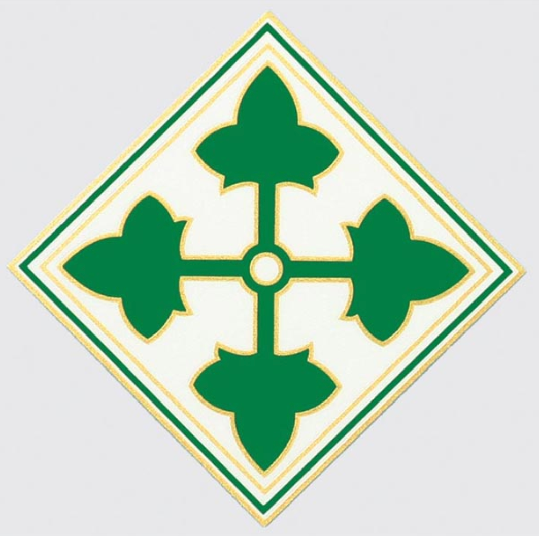 4th INFANTRY DIVISION WINDOW DECAL - Military Depot