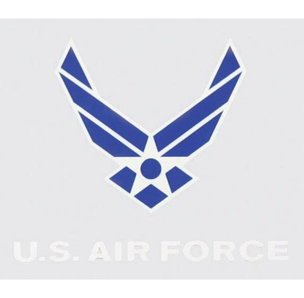 U.S. AIRFORCE WITH HAP ARNOLD WING LOGO DECAL - Military Depot