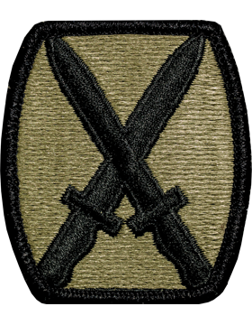 10th Infantry Division MultiCam (OCP) Velcro Patch - Military Depot