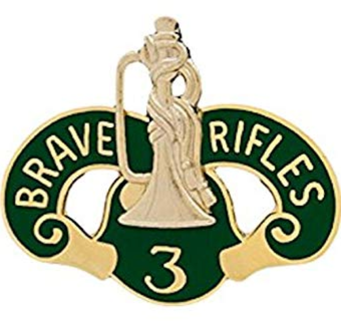 3rd Cavalry Regiment Unit Crest (Brave Rifles) - Military Depot