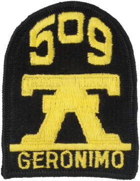 509th Infantry Geronimo Class A Full Color Patch - Military Depot
