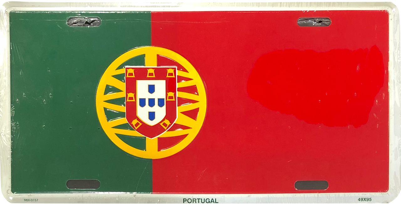 PORTUGAL LICENSE PLATE - Military Depot