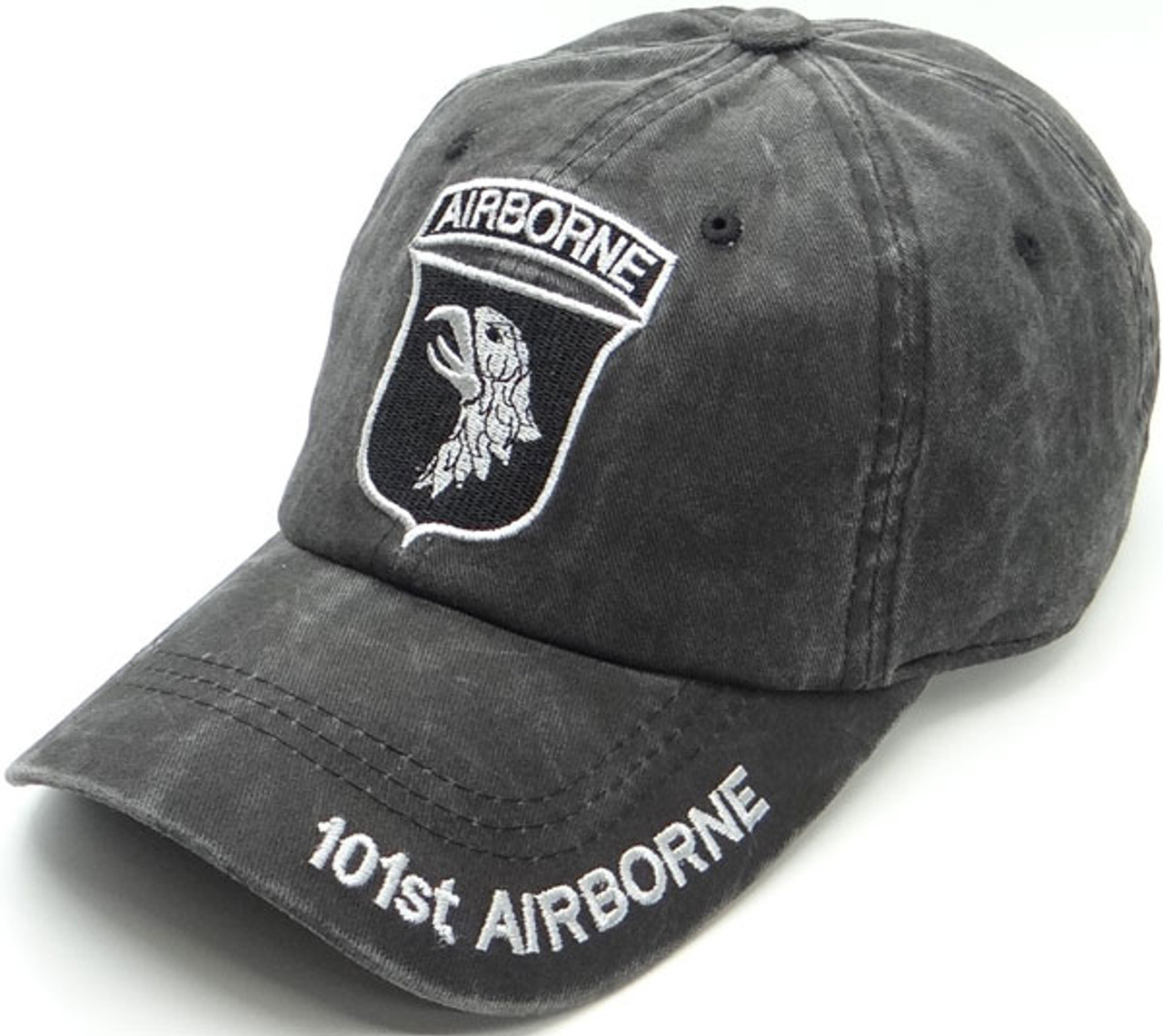 101st Airborne Subdued Cotton Washed Cap - Military Depot