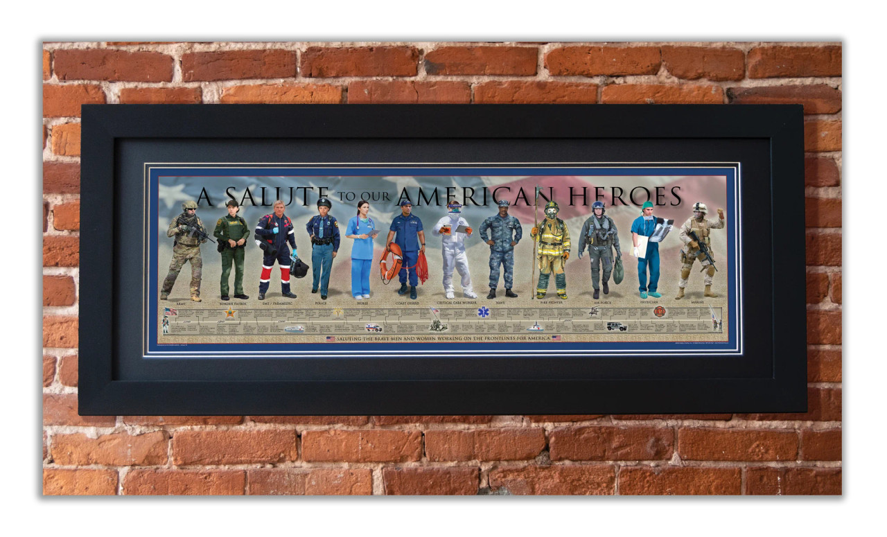 History of America: American Heroes Poster - Military Depot