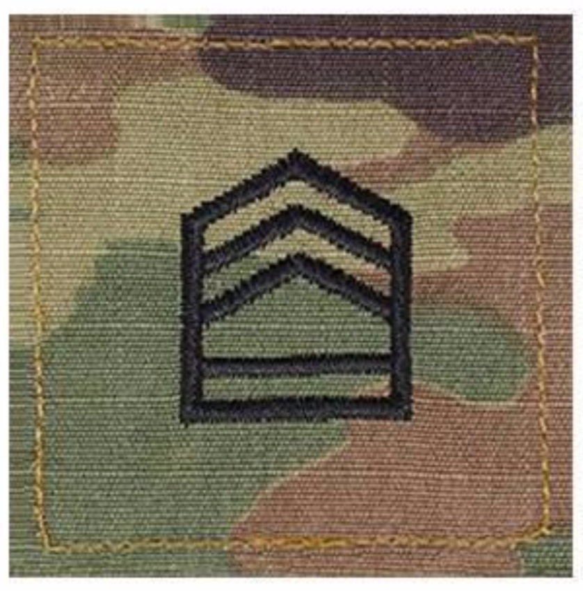 ARMY ROTC OCP RANK W/HOOK CLOSURE : SERGEANT FIRST CLASS (SFC ...