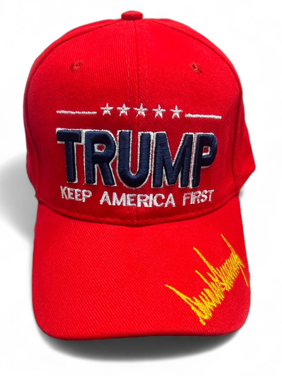 Donald Trump Signature Keep America First Red Cap - Military Depot