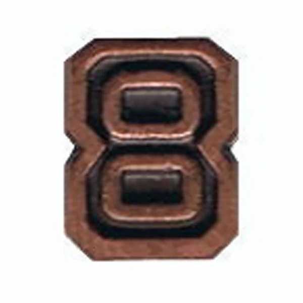Bronze Numeral 8 Device - Military Depot