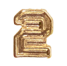 Gold Numeral 2 Device - Military Depot