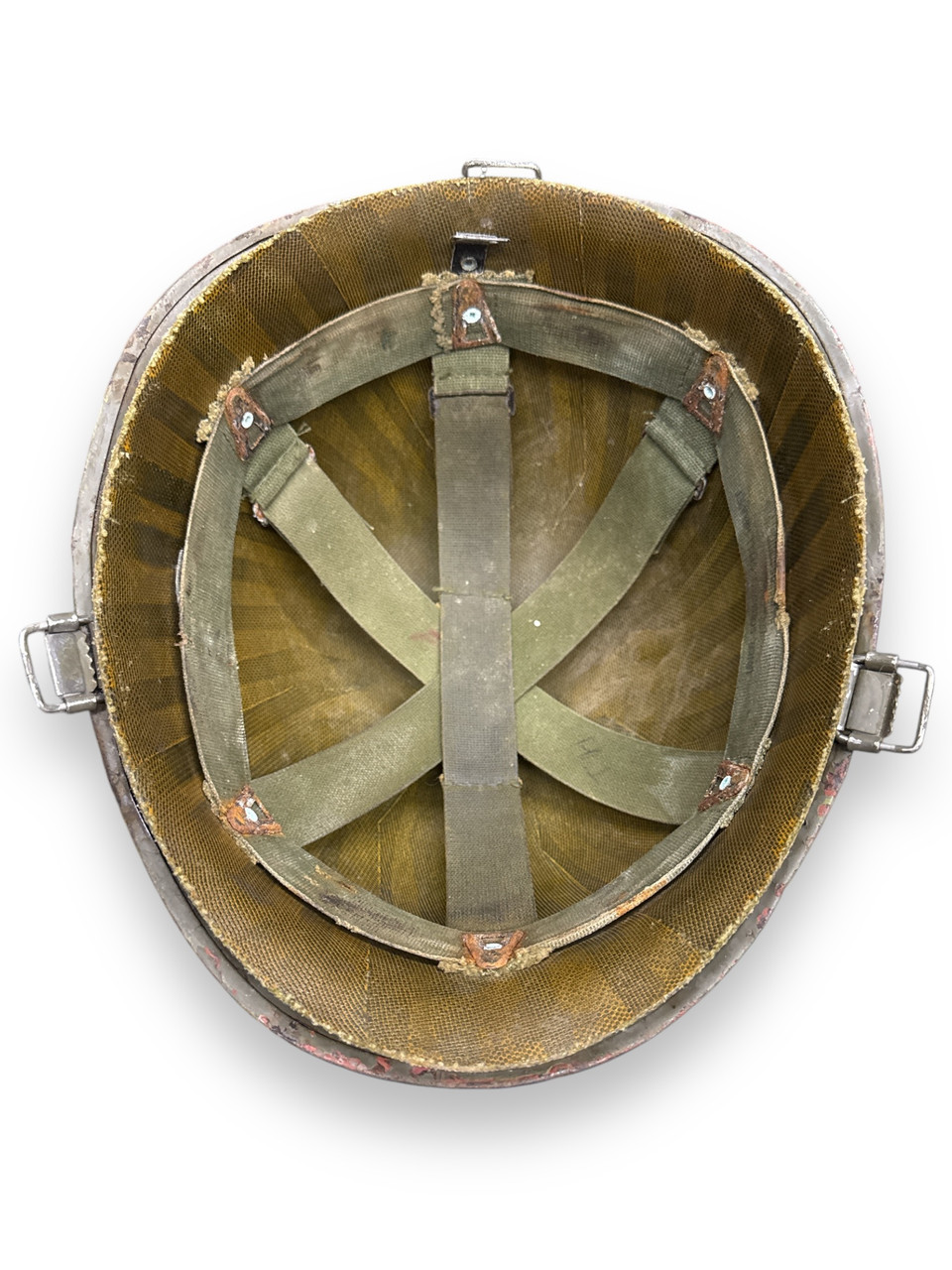 US Issued M1 Steel Helmet w/Original Liner - Military Depot