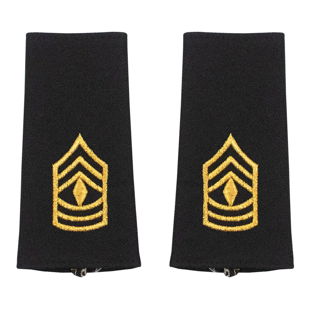 U.S. Army First Sergeant Dress Blue Soft Shoulder Board - For Male ...