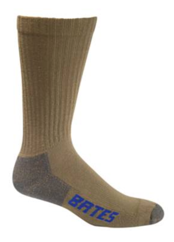MEN'S 3-PK COTTON CREW SOCK - COYOTE TAN - Military Depot