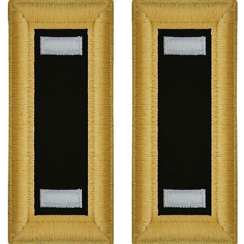 U.S. Army Chaplain First Lieutenant Shoulder Boards - For Male Uniforms ...