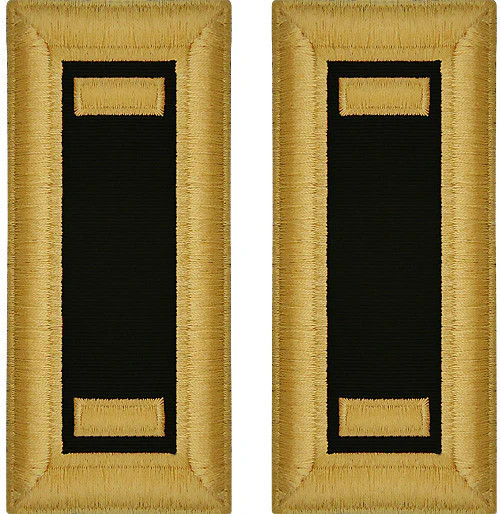 U.S. Army Chaplain Second Lieutenant Shoulder Boards - For Male ...