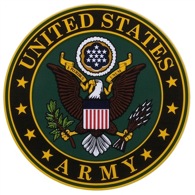 U.S. Army Seal Mylar Decal – 4.5"x4.5" Military Sticker | Made in America