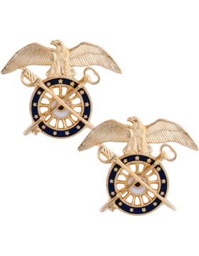 US Army Quartermaster Branch Insignia - Officer - Military Depot