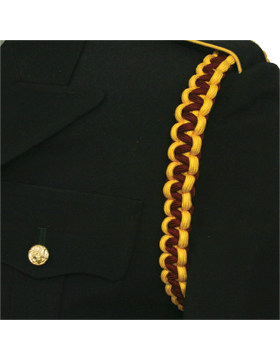 Single Braid Two Color Shoulder Cord - No Tips - Military Depot