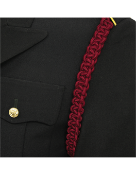 Single Braid One Color Shoulder Cord - Military Depot