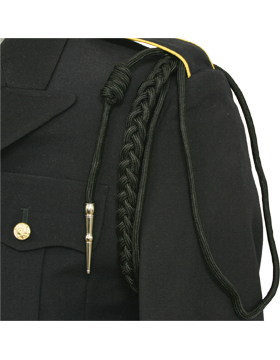 AF Two Strands One Color Shoulder Cord - Nickel - Military Depot