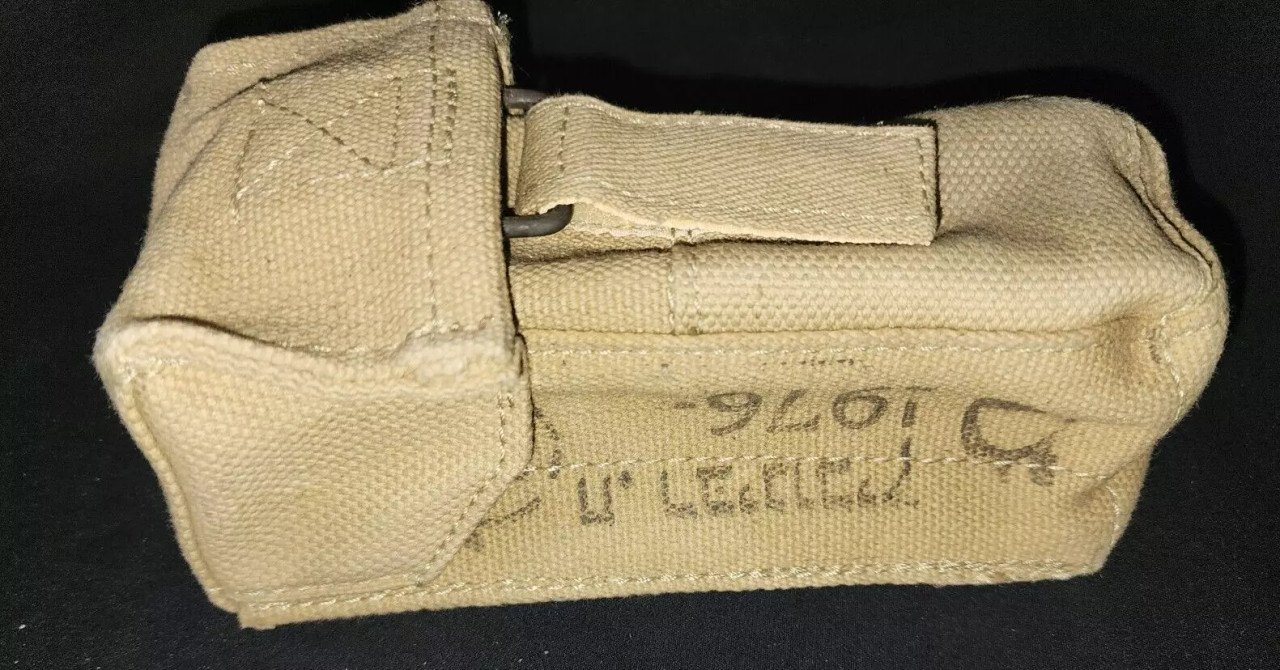 1970s Surplus Canvas Double Mag Pouch | Combat Web Gear