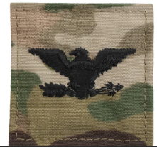 Coast Guard Captain OCP Velcro Rank