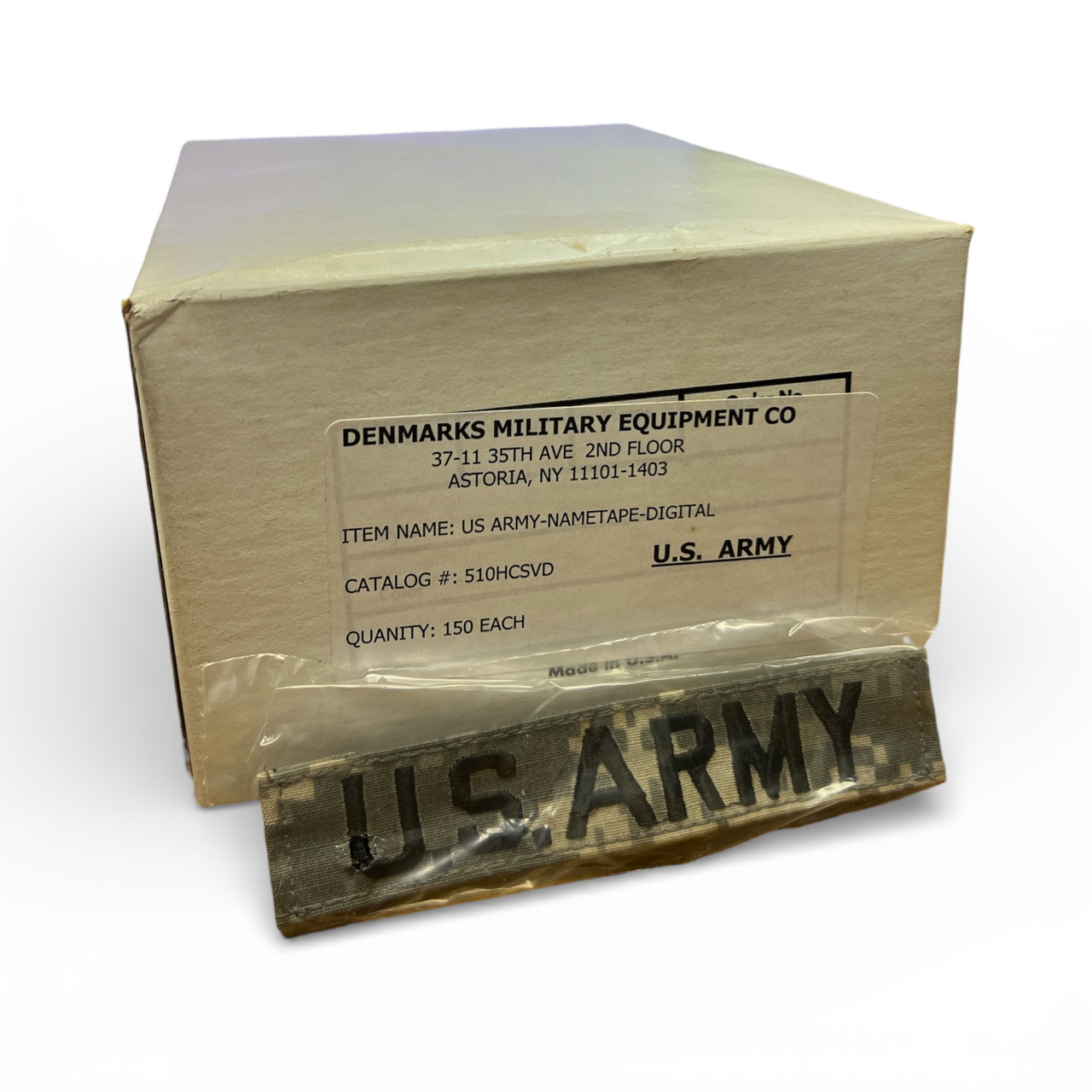 U.S. Army ACU Digital (UCP) Name Tapes – Bulk Box of 150 | Military Depot