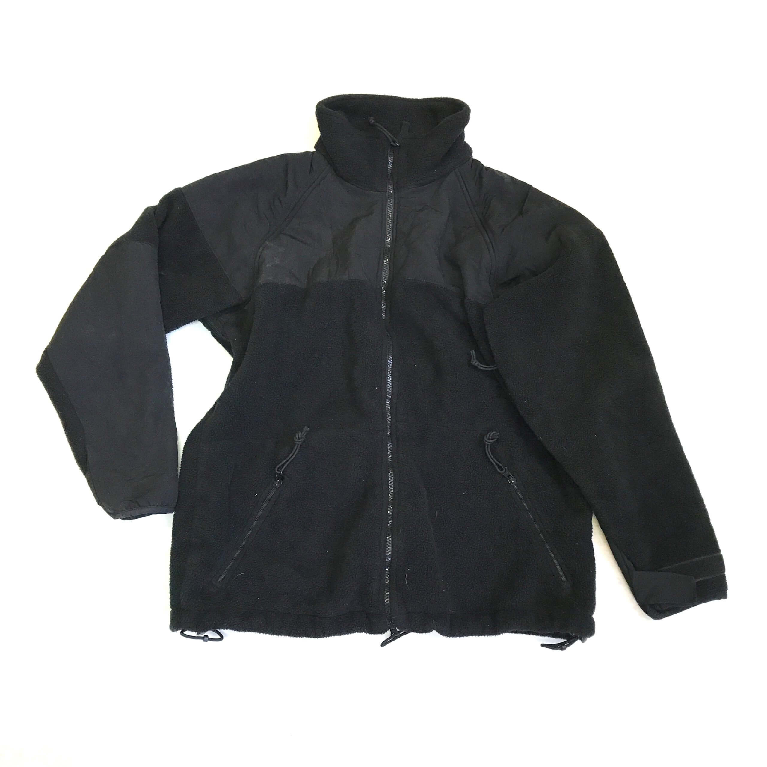 US Issue Polartec® Black Fleece Jacket - Military Depot