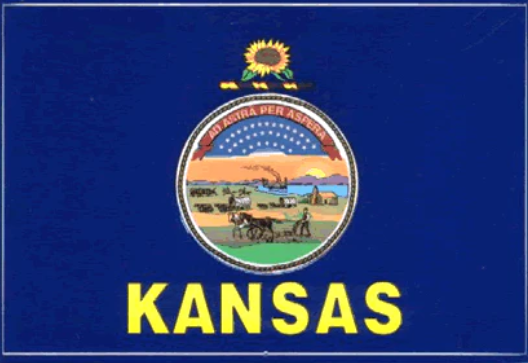 Kansas State Flag Sticker