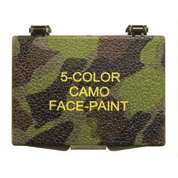 5-Color Woodland/OCP Face Paint Compact - Military Depot