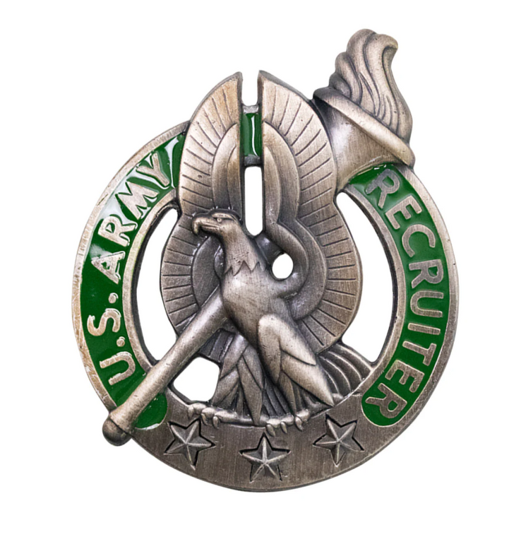 Army Basic Recruiter Identification Badge - Military Depot
