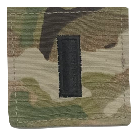 First Lieutenant Rank (1LT) Scorpion OCP/Multicam - Velcro w/Hook Back ...