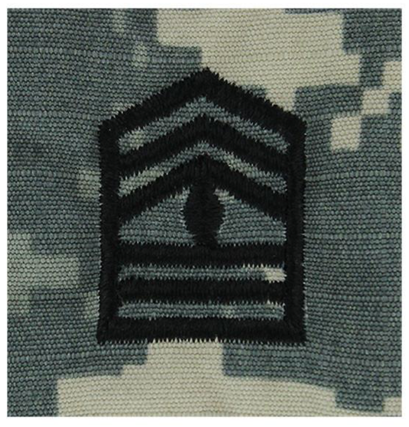 ARMY ROTC ACU RANK W/HOOK CLOSURE : FIRST SERGEANT (1SG) - Military Depot