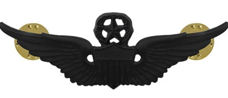 Army Aviator Badge - Master (Black Subdued) ARAVBAD - Military Depot
