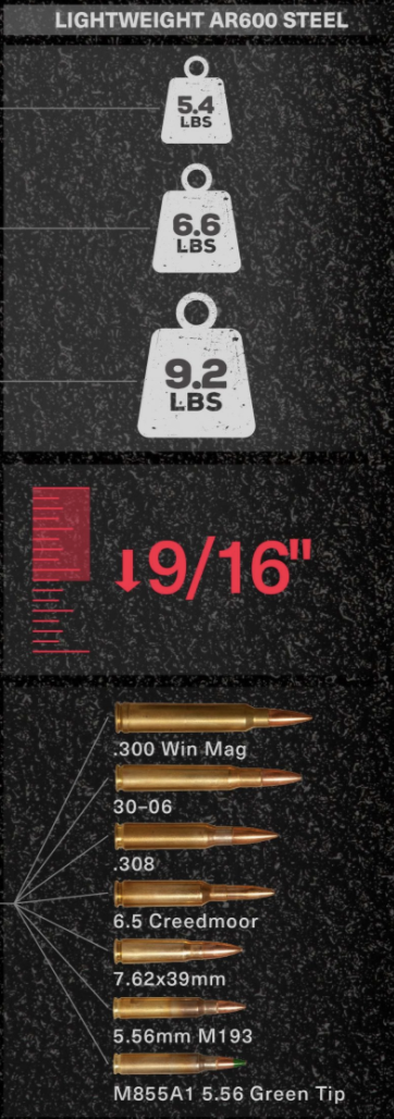 AR600 Level 3+ Body Armor Plates - Military Depot