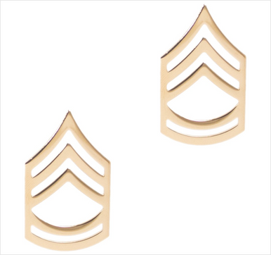 ARMY CHEVRON: SERGEANT FIRST CLASS - GOLD - Military Depot