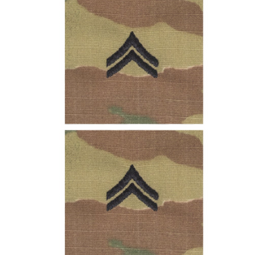 Army Corporal Sew On Rank Insignia For Army OCP Uniforms