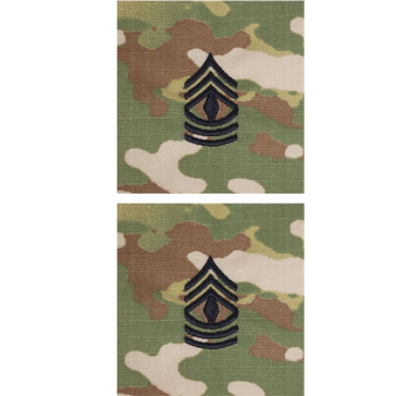 Army First Sergeant Sew On Rank Insignia For Army OCP Scorpion Uniform