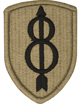 8th Infantry Division MultiCam (OCP) Velcro Patch - Military Depot