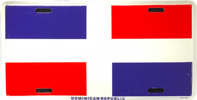 DOMINICAN REPUBLIC LICENSE PLATE - Military Depot