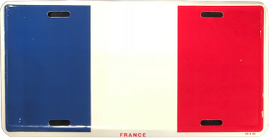 FRANCE LICENSE PLATE - Military Depot