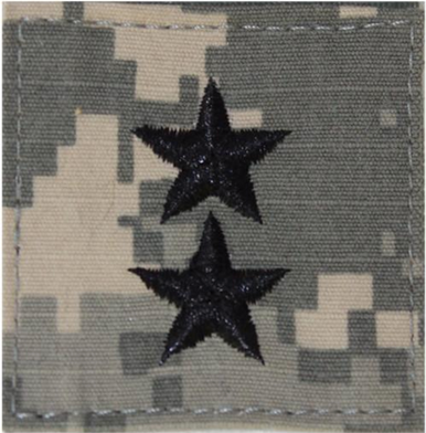 ARMY EMBROIDERED ACU RANK INSIGNIA: MAJOR GENERAL - Military Depot